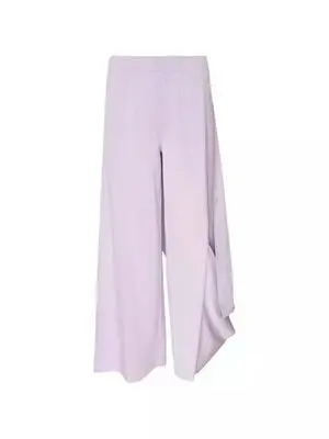 CFCL Ac Milan Asymmetric Draped Trousers - Purple