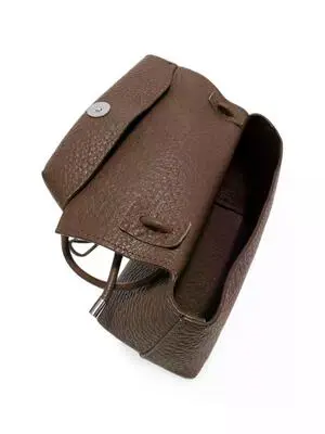 IACUCCI Grained Leather Tote Bag