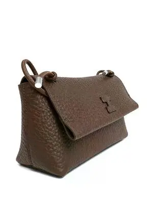 IACUCCI Grained Leather Tote Bag