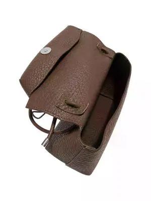 IACUCCI Grained Leather Tote Bag
