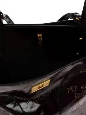 Zadig&Voltaire Slogan-print Leather Tote Bag
