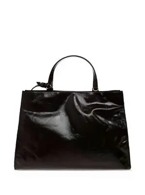 Zadig&Voltaire Slogan-print Leather Tote Bag - Black