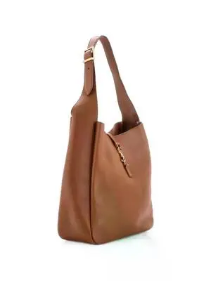 Saint Laurent Le 5 A 7 Supple Leather Large Hobo Bag