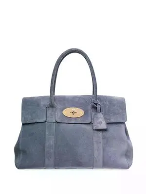 Mulberry Bayswater Suede Tote Bag - Grey