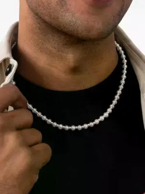 DOWER & HALL Luna Pearl™ Halo Necklace