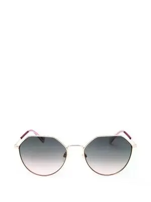 LEVI'S Geometric-frame Sunglasses - Gold