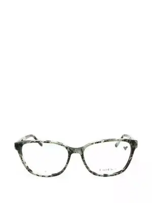 Bebe Lace-pattern Rectangle-frame Glasses - Green
