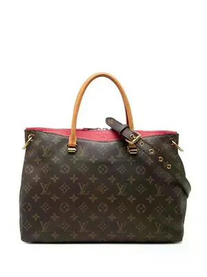 LOUIS VUITTON 2014 Monogram Pallas Mm Satchel - Brown