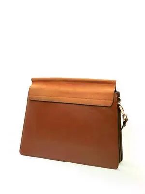Chloé 2017 Medium Calfskin And Suede Faye Crossbody Bag - Brown
