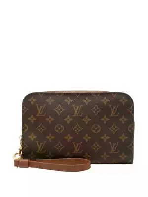 LOUIS VUITTON 2003 Monogram Orsay Clutch Bag