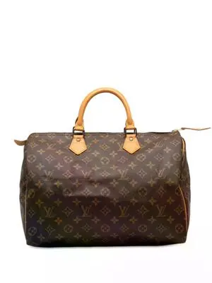 LOUIS VUITTON 1991 Monogram Speedy 35 Boston Bag