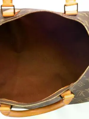 LOUIS VUITTON 1991 Monogram Speedy 35 Boston Bag