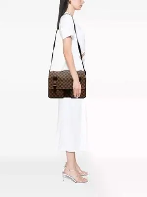 LOUIS VUITTON 2003 Damier Ebene Broadway Satchel