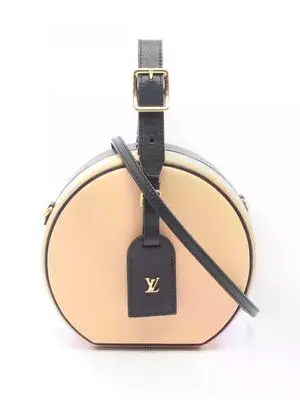 LOUIS VUITTON 2015-2026 Bicolor Calfskin Petite Boite Chapeau Satchel - Neutrals