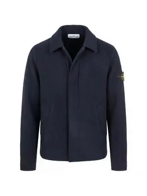Stone Island Logo-patch Sweater - Blue