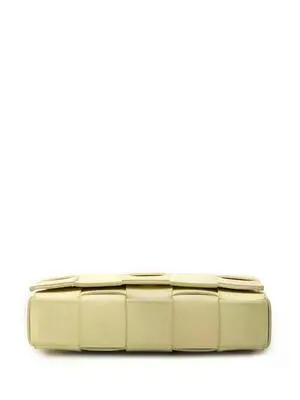 Bottega Veneta 2012-2026 Nappa Intrecciato Cassette Crossbody Bag - Yellow