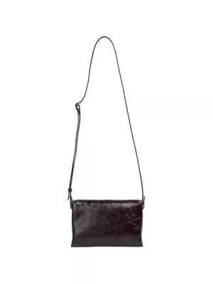 WANDLER Ida Trio Crinkled-leather Mini Shoulder Bag - Red
