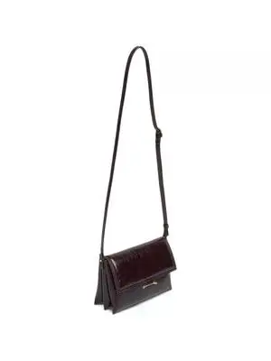 WANDLER Ida Trio Crinkled-leather Mini Shoulder Bag