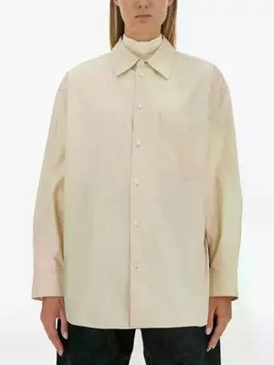 LEMAIRE Chest-pocket Long-sleeve Shirt - Neutrals