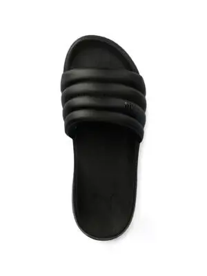 PUMA Karmen Puffy Quilted Logo-plaque Slides