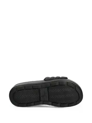 PUMA Karmen Puffy Quilted Logo-plaque Slides