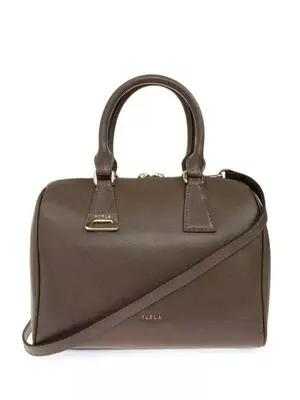 Furla Olivia Grained-leather Tote Bag