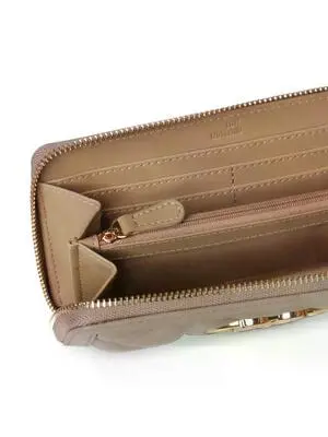 Moschino Quilted Logo-plaque Wallet