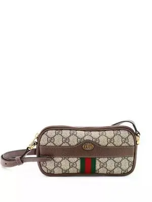Gucci Ophidia Gg Coated Canvas Mini Crossbody Bag