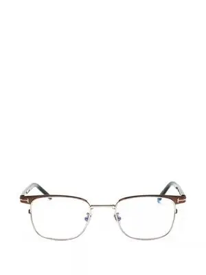 TOM FORD Rectangle-frame Glasses - Brown