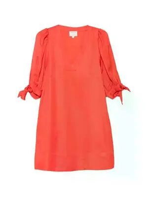 Maison123 Bona Bow-detail Mini Dress