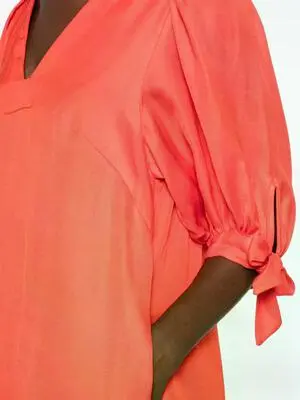 Maison123 Bona Bow-detail Mini Dress