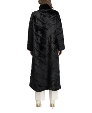 LYLA GRANT Faux Fur Mink Coat