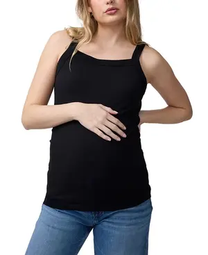 INGRID & ISABEL Seamless Ribbed Maternity Tank Top