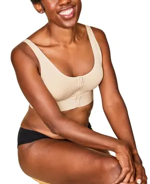 MEADOW Wilderness Front Closure Mastectomy Friendly Bralette - Buff