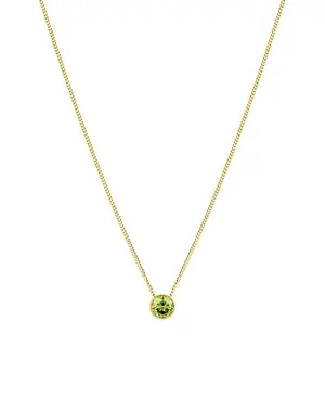 SET & STONES Birthstone Pendant Necklace August