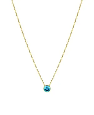 SET & STONES Birthstone Pendant Necklace December