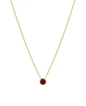 SET & STONES Birthstone Pendant Necklace January