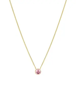 SET & STONES Birthstone Pendant Necklace October