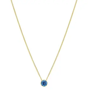 SET & STONES Birthstone Pendant Necklace September