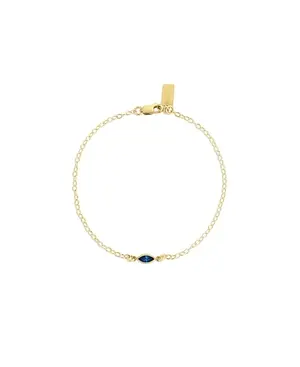 SET & STONES Marquise Birthstone Bracelet - September