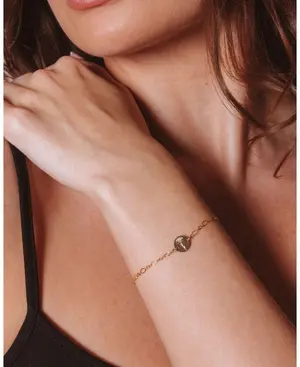 SET & STONES Lily Birth Flower Bracelet - June