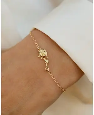 SET & STONES Elsie Birth Flower Bracelet - March