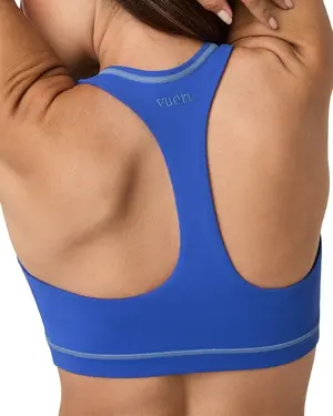 Vuori Allthefeels Linework Sports Bra - Electric Blue