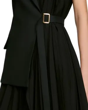 Sandro Eleonore Tailored Wrap Maxi Dress