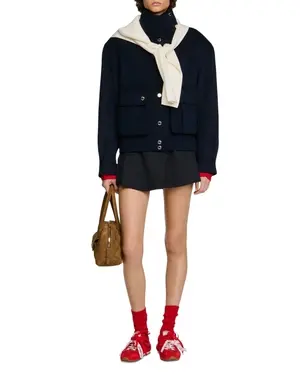Sandro Blair Wool Coat