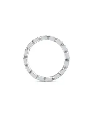 Bloomingdale'S Diamond Emerald Cut Bezel Set Eternity Ring In 14k 1.5 Tcw