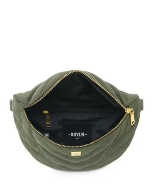 THINK ROYLN Little Runway Medium Suede Crossbody