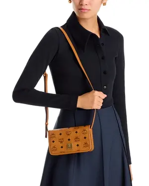 Mcm Aren Small Visetos Crossbody Bag