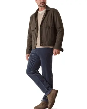 Marine Layer The Sawyer Waxed Cotton Trucker Jacket