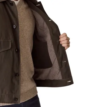 Marine Layer The Sawyer Waxed Cotton Trucker Jacket